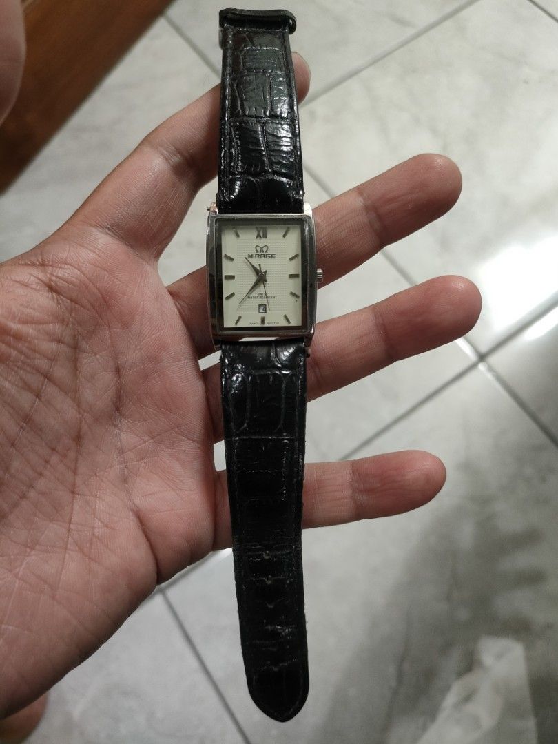Jam Tangan Merek Mirage AS103, Fesyen Pria, Jam Tangan di Carousell
