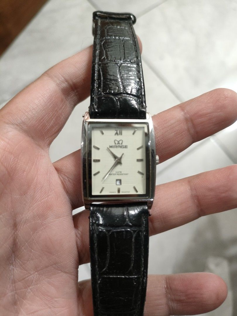 Jam Tangan Merek Mirage AS103, Fesyen Pria, Jam Tangan di Carousell