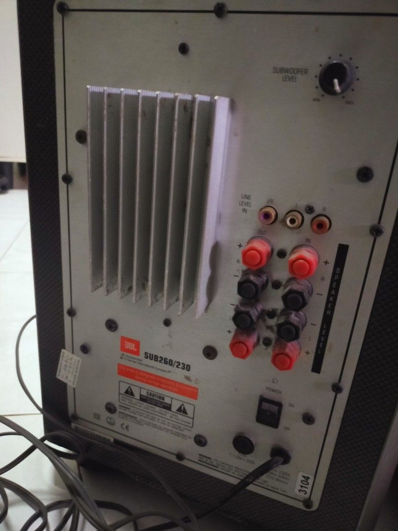 Jbl active subwoofer, Audio, Other Audio Equipment on Carousell