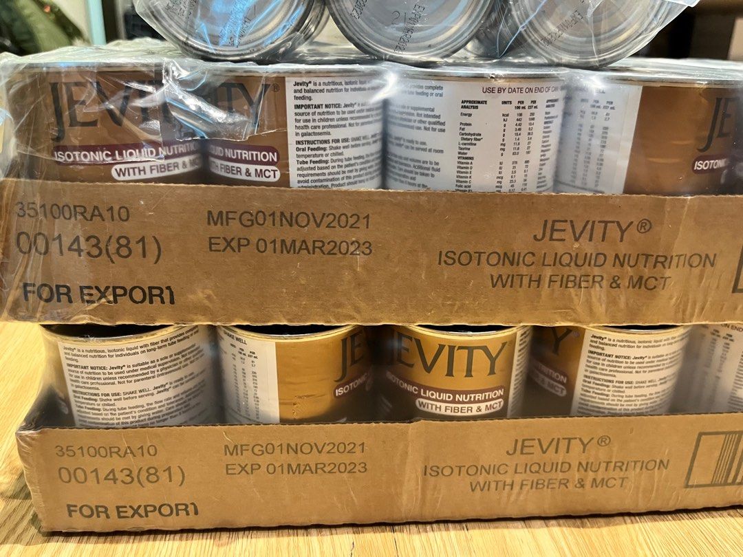 Jevity Liquid Nutrition, Food & Drinks, Other Food & Drinks on Carousell