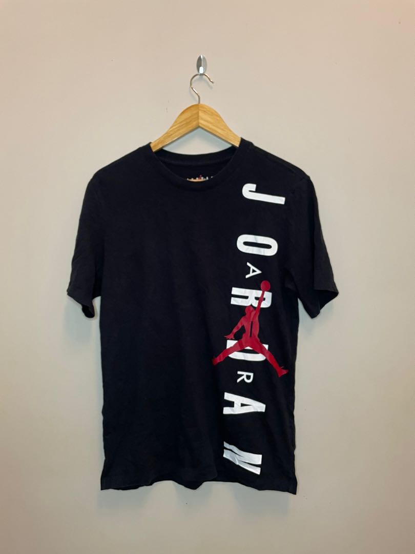 JORDAN BIG SCRIPT LOGO, Men's Fashion, Tops & Sets, Tshirts & Polo ...