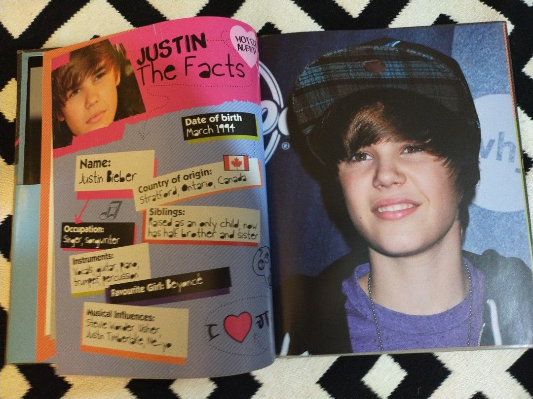 Justin Bieber Book, Hobbies & Toys, Music & Media, Music Accessories on ...