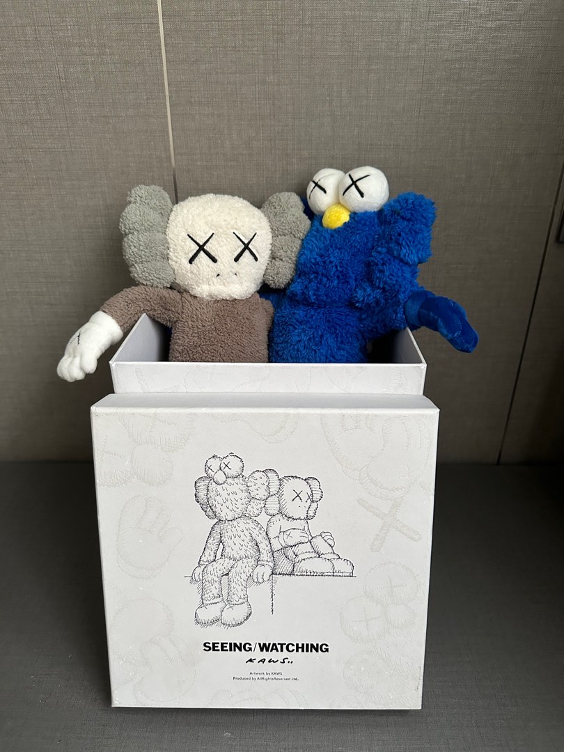 Kaws Seeing/Watching Plushie, Hobbies & Toys, Toys & Games on Carousell