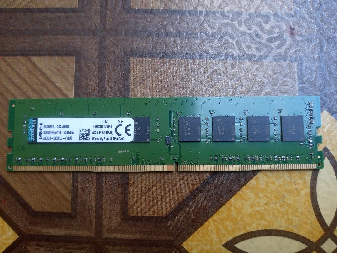 Kingston RAM 4GB KVR21N15S8/4, Computers & Tech, Parts & Accessories, Computer Parts on Carousell