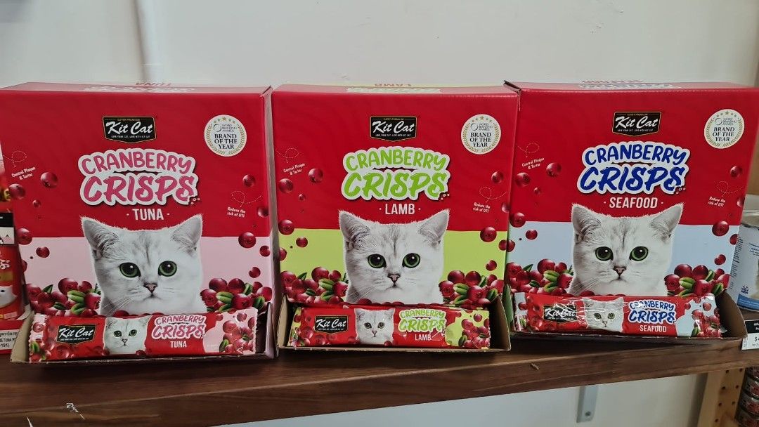 Kit Cat Cranberry Crisp, Pet Supplies, Pet Food on Carousell