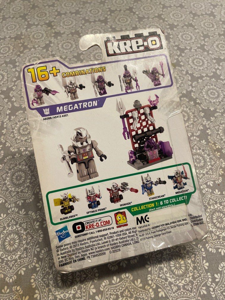 Kreo Lego hasbro Transformers collector Optimus & Megatron, Hobbies ...