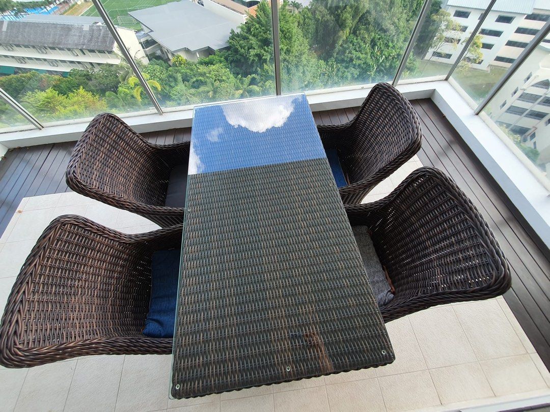 Kris Jenson Design outdoor set, Furniture & Home Living, Outdoor ...