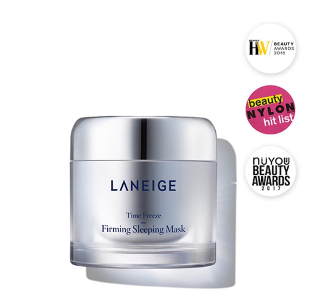 Laneige Firm Sleeping Mask and Time Freeze Water Sleeping Mask, Beauty ...