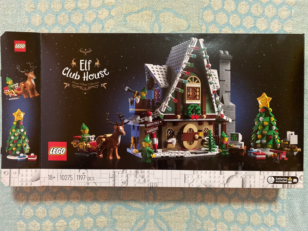 Lego 10275 Icons Winter Village Elf Club House, Hobbies & Toys, Toys ...