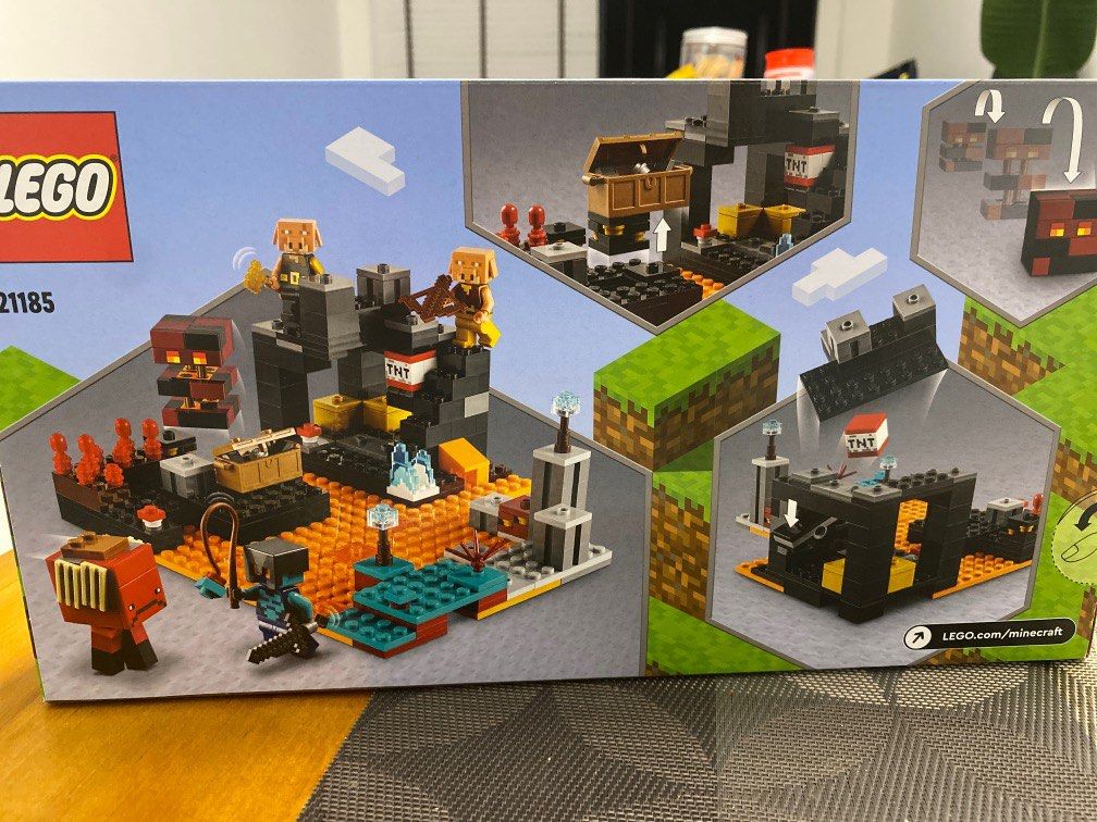 Lego Minecraft The Nether Bastion 21185, Hobbies & Toys, Toys & Games ...