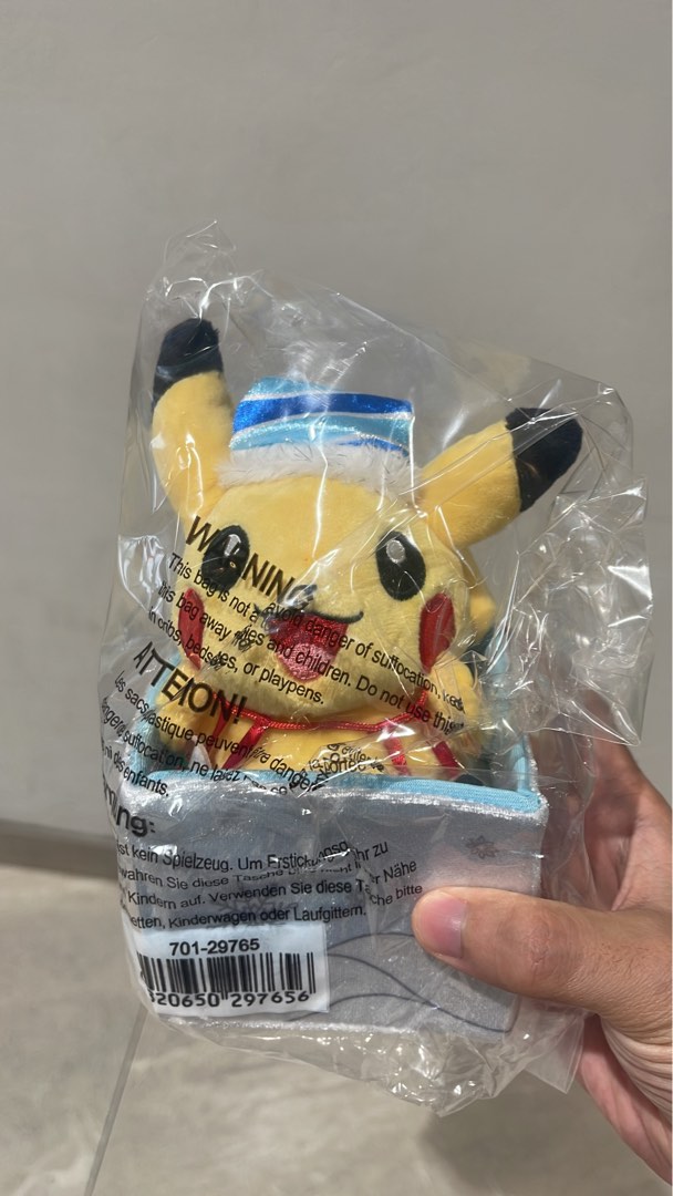 Limited Edition Pikachu Christmas Plushie, Hobbies & Toys, Toys & Games ...