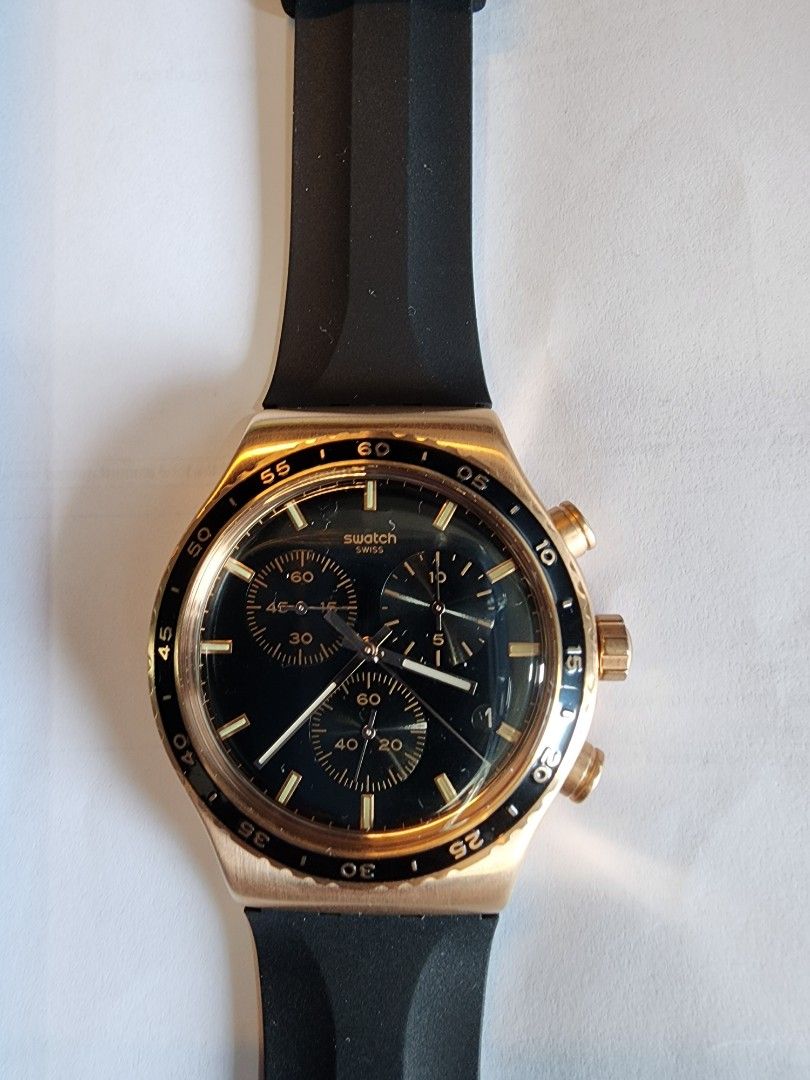 Limited swiss Swatch irony, Luxury, Watches on Carousell