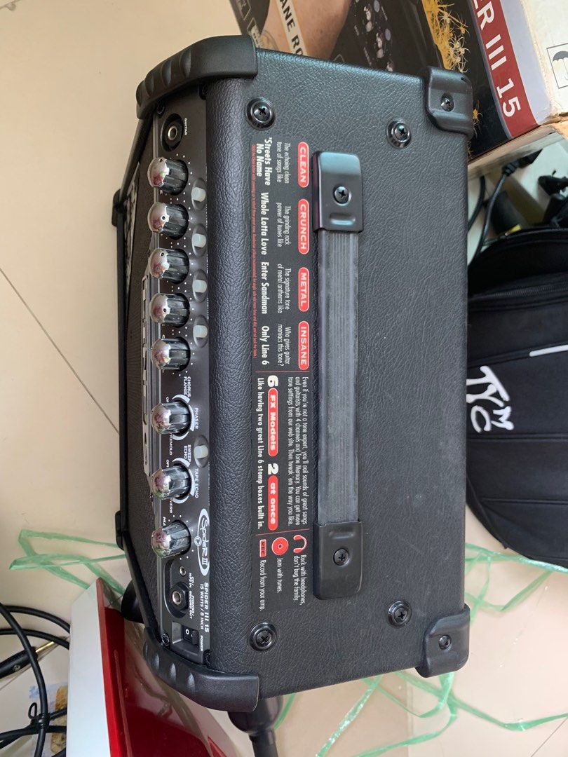 Line 6 Spider III 15 15 Watt 1x8 Guitar Amplifier, Hobbies & Toys ...