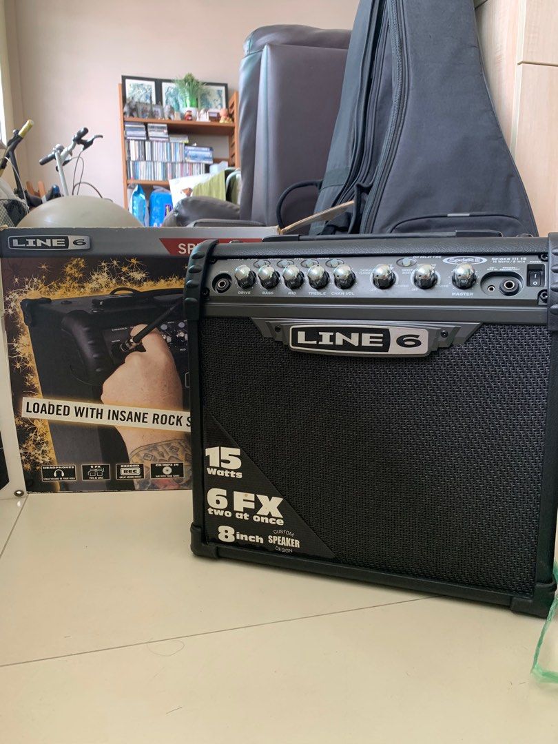 Line 6 Spider III 15 15 Watt 1x8 Guitar Amplifier, Hobbies & Toys ...