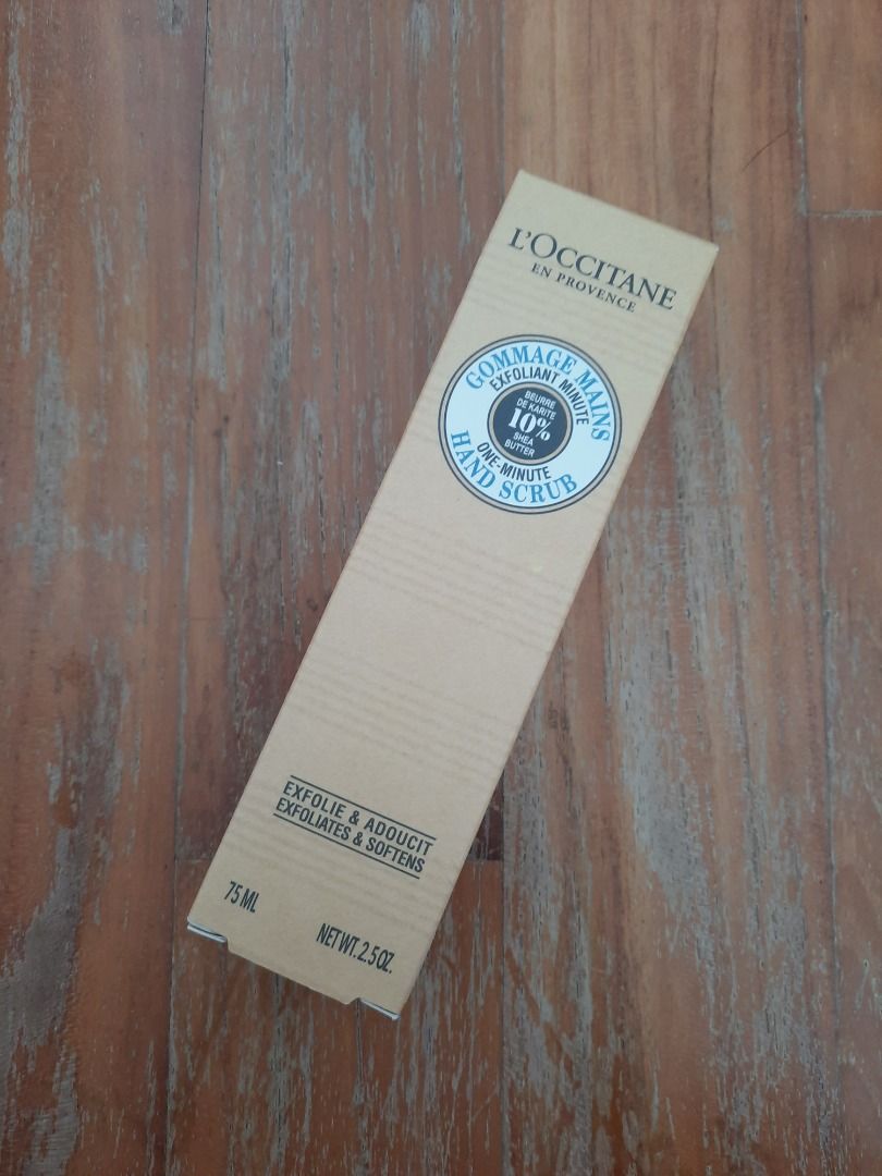 L'Occitane Shea Butter One-Minute Hand Scrub, Beauty & Personal Care ...