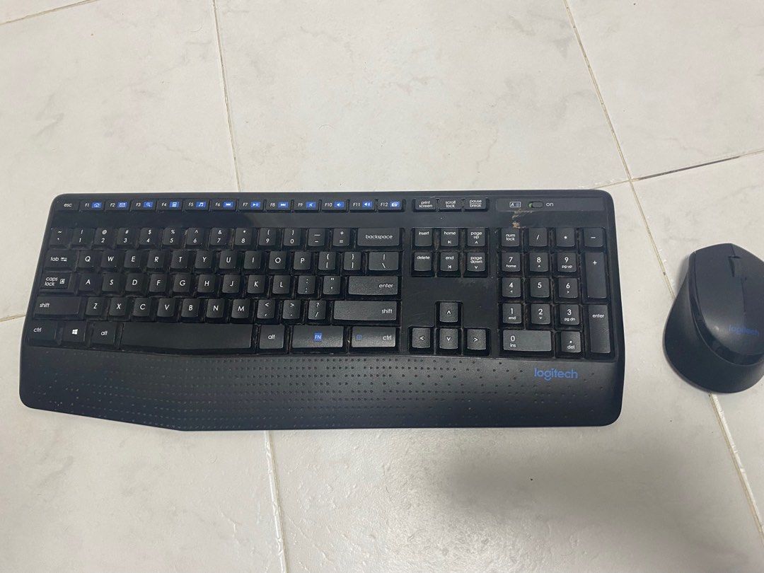 Logitech Keyboard And Mouse Computers And Tech Parts And Accessories Computer Keyboard On Carousell