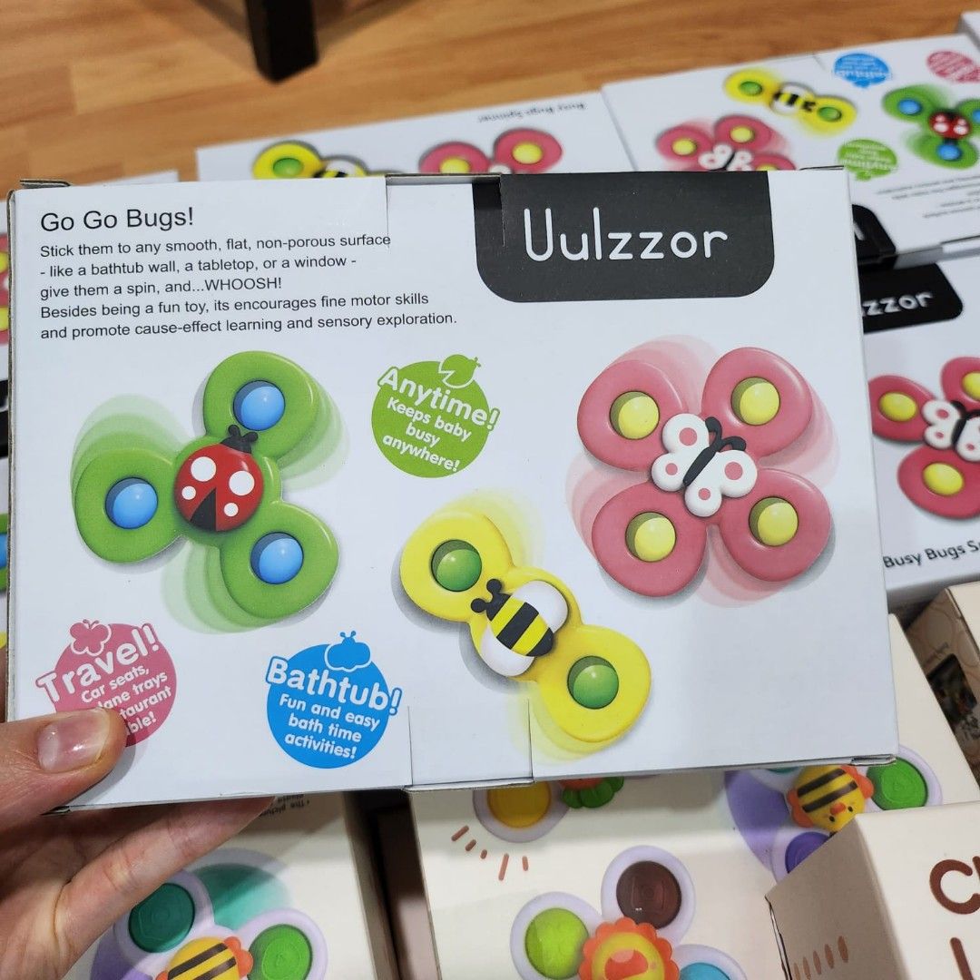 Mainan Sensori Motorik Anak Spinning Sensory Fine Motor Skill Suction ...