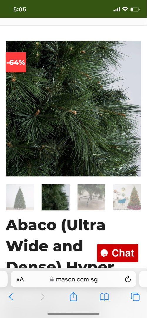 6ft Masons Christmas Tree Abaco (Ultra Wide and Dense) Hyper Realistic ...