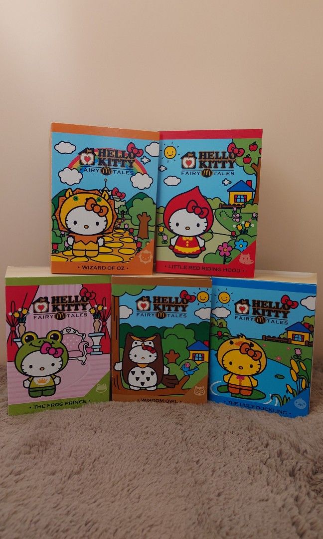 McDonald x Hello Kitty "Fairy Tale Collection" Set, 興趣及遊戲, 玩具 & 遊戲類 ...
