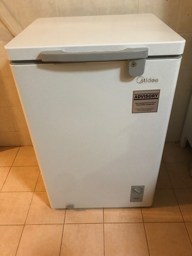 MIDEA CHEST FREEZER (GROSS 99L), TV & Home Appliances, Kitchen ...