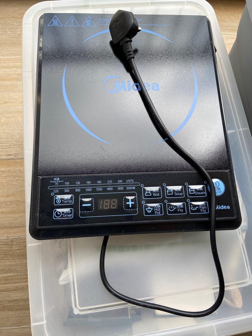 Midea Induction Cooker - Model MIC2233, TV & Home Appliances, Kitchen ...