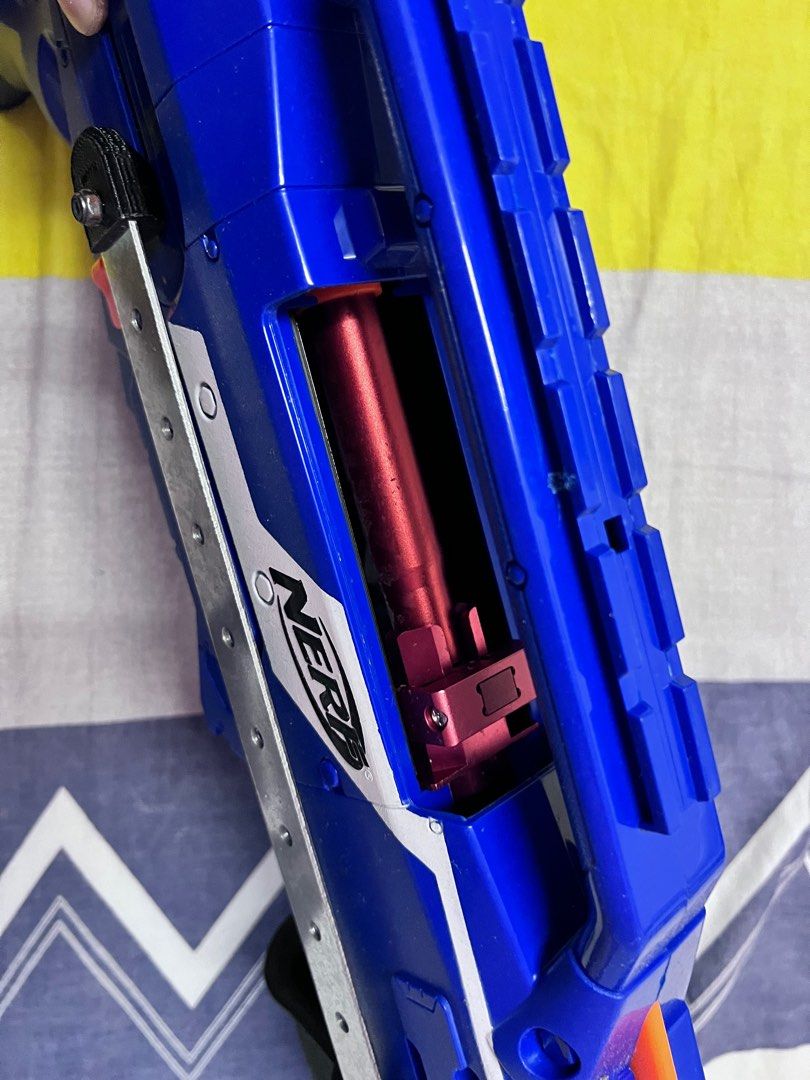 Modded blue longshot with full metal upgrades, Hobbies & Toys, Toys ...