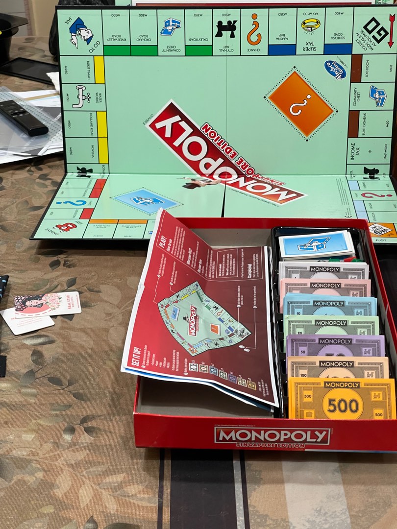 Monopoly Singapore Edition Full Set, Hobbies & Toys, Toys & Games on ...