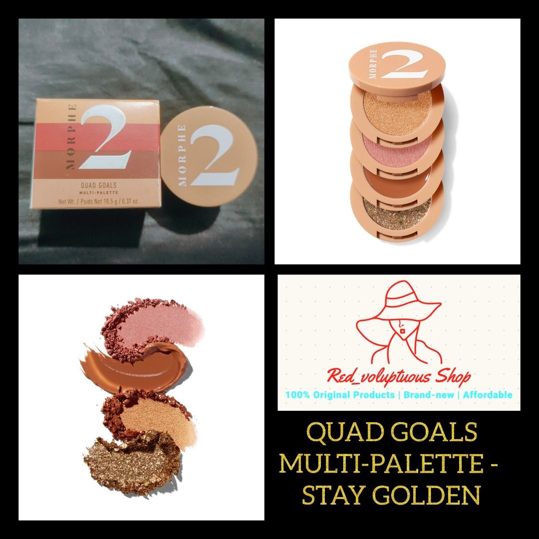 MORPHE 2 QUAD GOALS MULTI-PALETTE, Beauty & Personal Care, Face, Makeup on Carousell