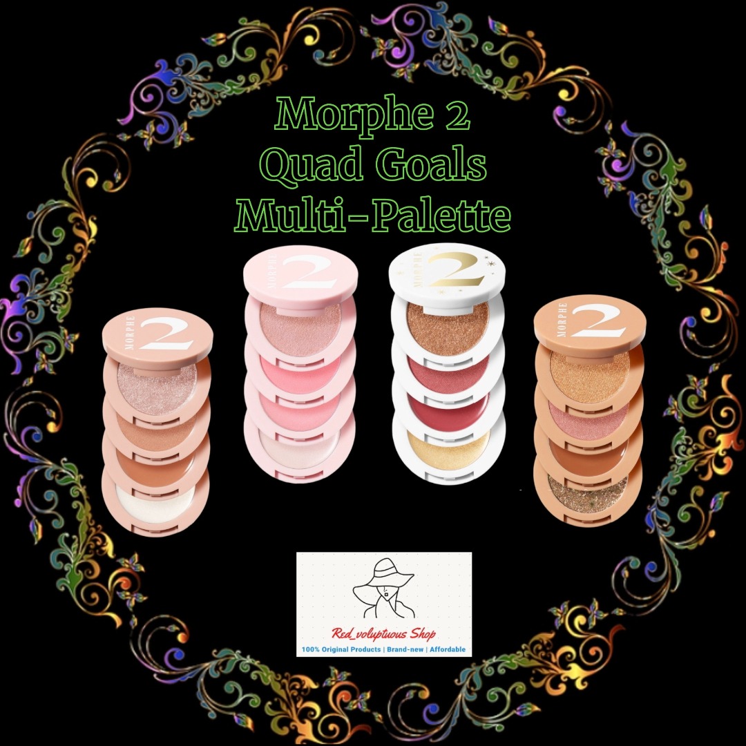 MORPHE 2 QUAD GOALS MULTI-PALETTE, Beauty & Personal Care, Face, Makeup on Carousell