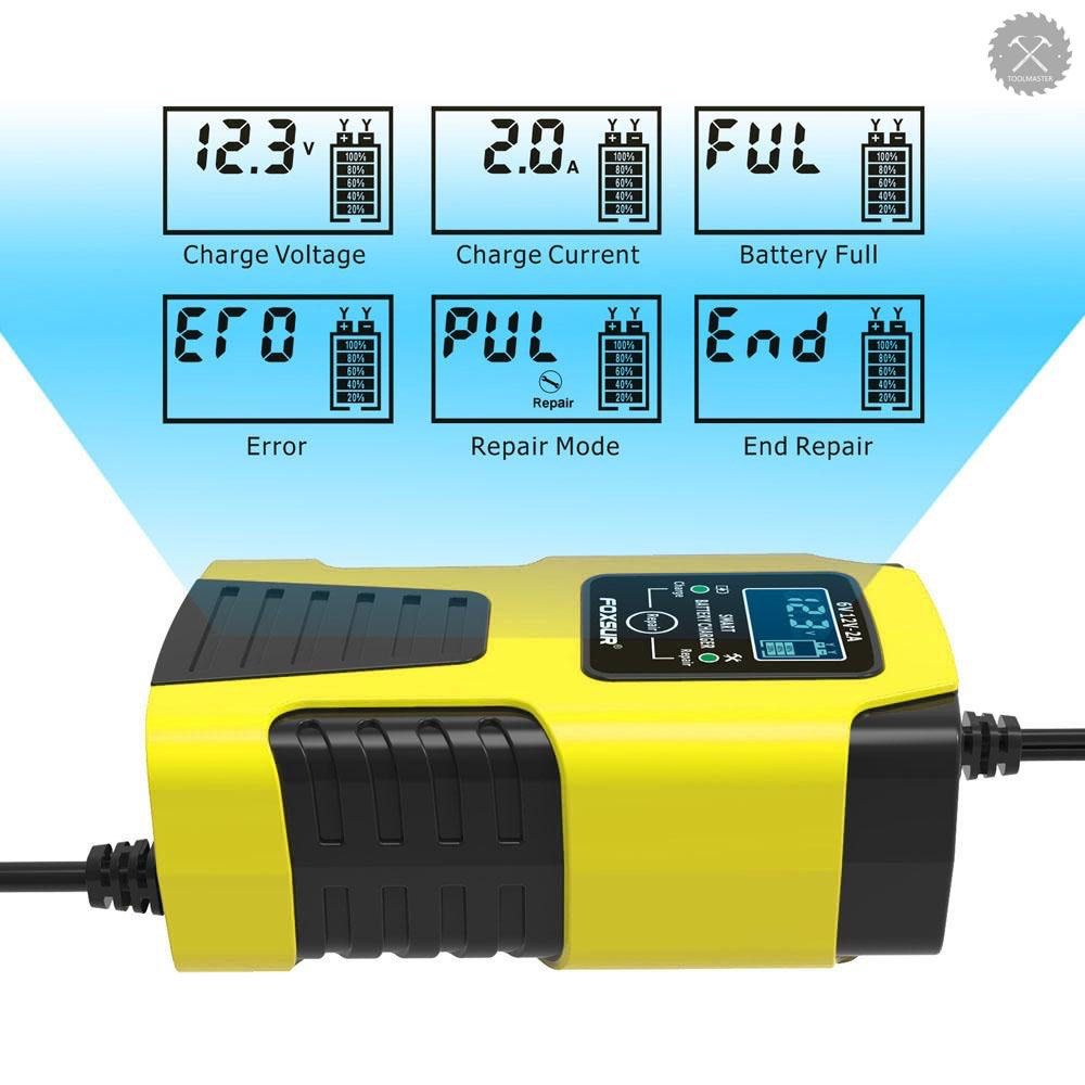 [SG INSTOCKS] Motorcycle Bike Battery Charger 12V2A 6V2A Battery ...