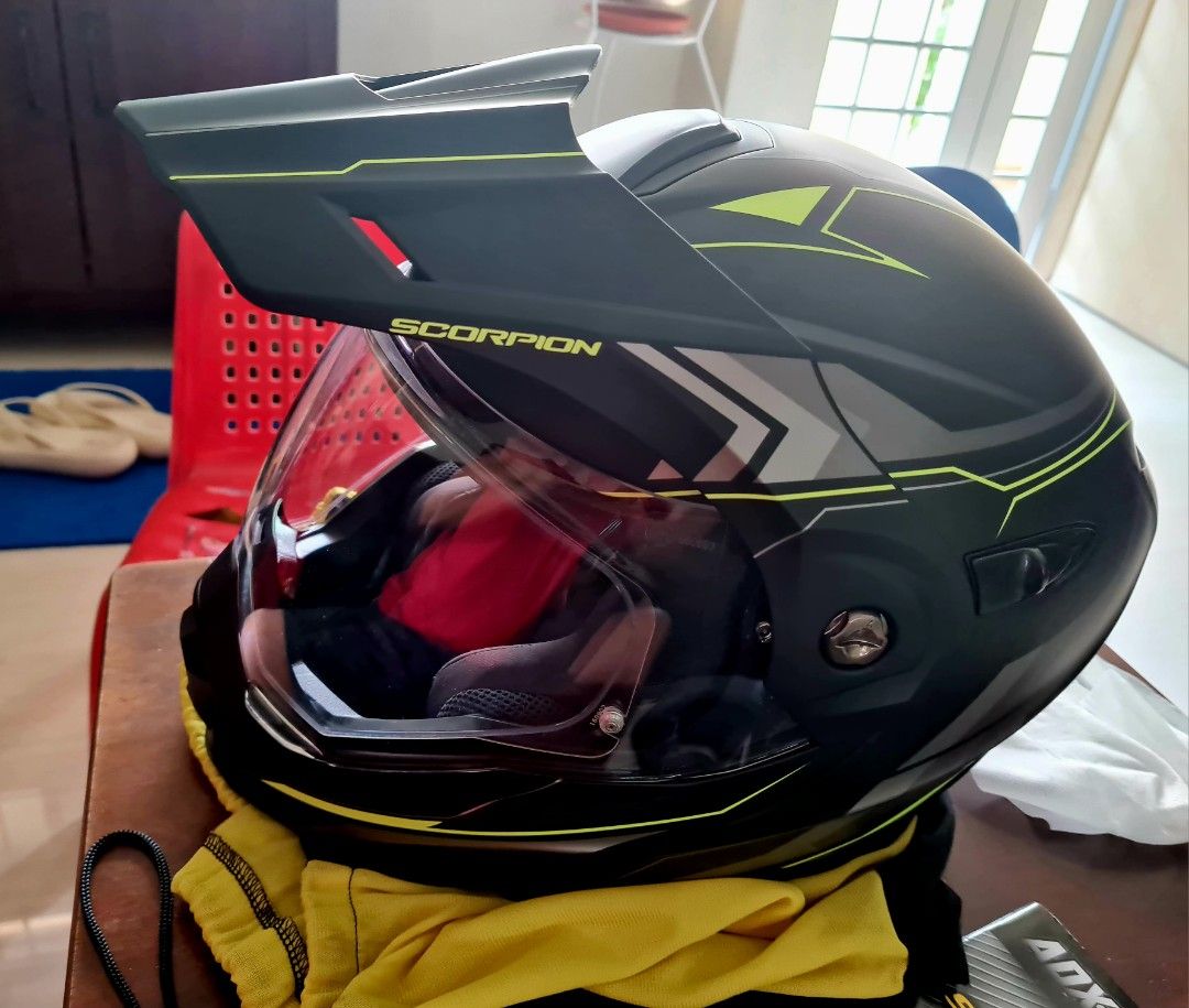 Motorcycle scorpion ADX1 Helmet, Motorcycles, Motorcycle Accessories on ...