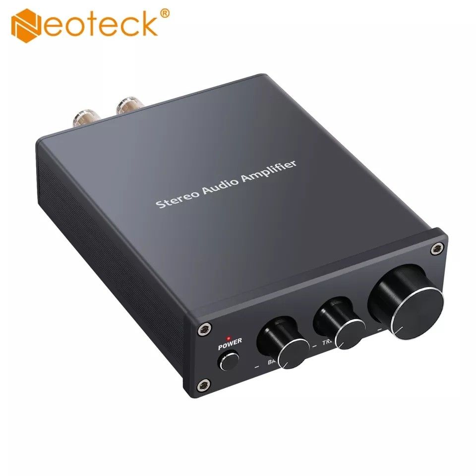 Neoteck 2 Channel Stereo Audio Amplifier Mini Hi-Fi Class D Integrated ...