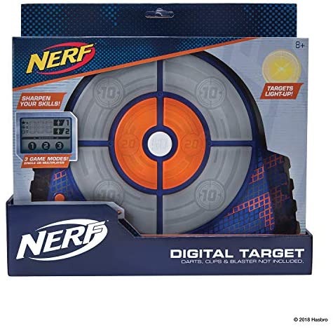 NERF Elite Digital Target Lights & Sounds Interactive LCD Display ...