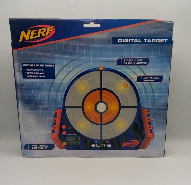 NERF Elite Digital Target Lights & Sounds Interactive LCD Display ...