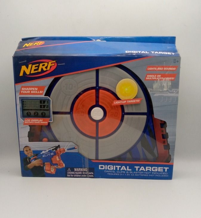 NERF Elite Digital Target Lights & Sounds Interactive LCD Display ...