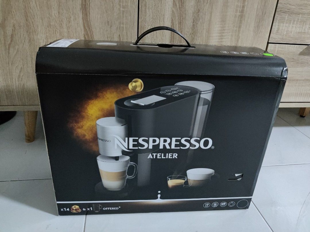 Nespresso Atelier Black, Brand New, TV & Home Appliances, Kitchen ...