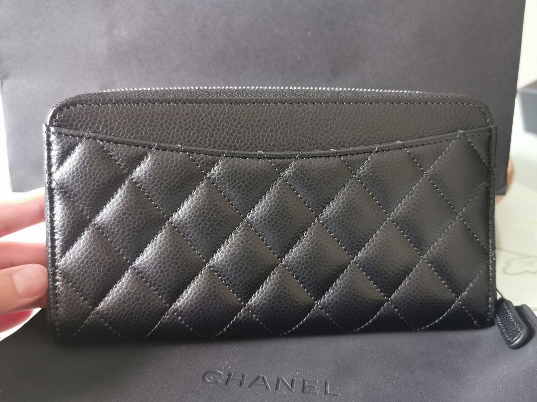 NEW Chanel Classic Long Zipped Wallet, Luxury, Bags & Wallets on Carousell