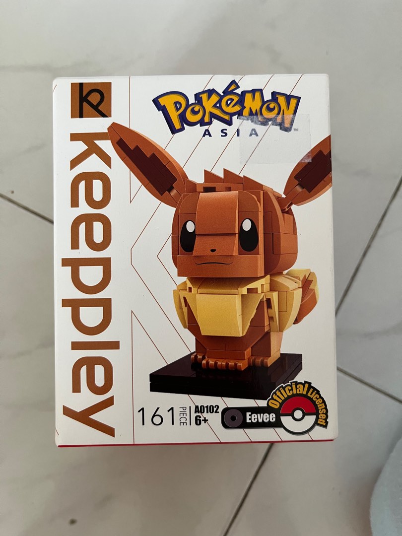 [NEW] Qman KEEPPLAY Pokemon Kuppy Eevee, Hobbies & Toys, Toys & Games ...