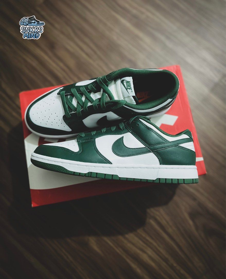 Nike Dunk Low "Spartan Green", Men's Fashion, Footwear, Sneakers on ...