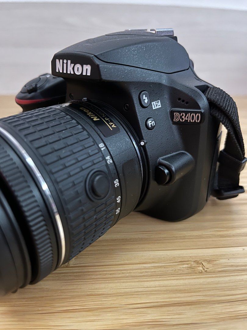 Nikon D3400 + 18-55mm Kit Lens, Photography, Cameras on Carousell