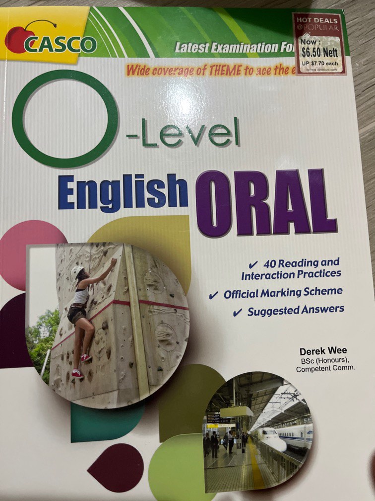 O level English oral book, Hobbies & Toys, Books & Magazines ...