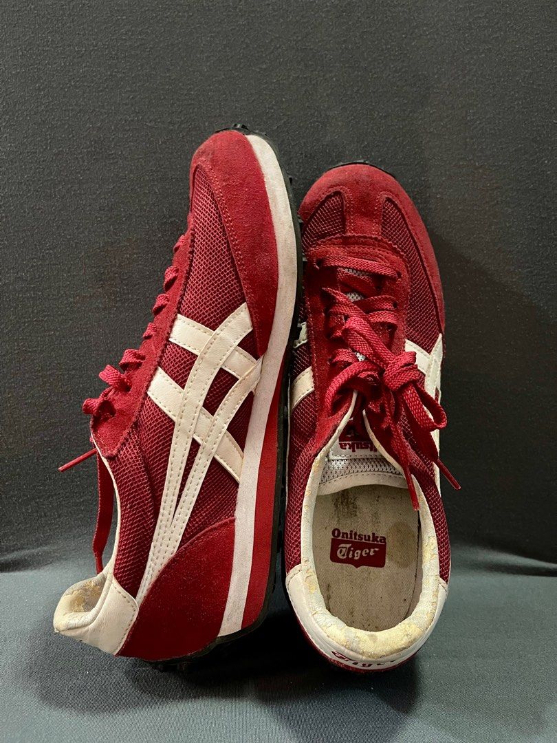 Onitsuka Red with box, Women's Fashion, Footwear, Sneakers on Carousell