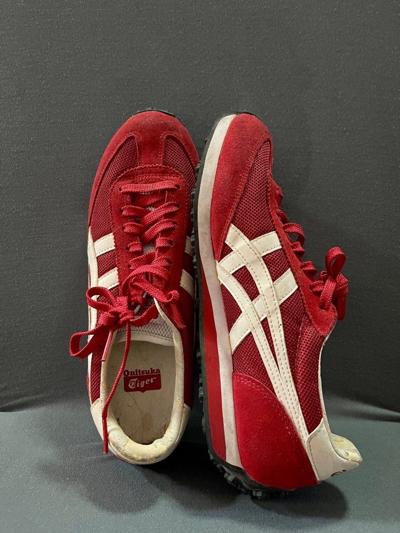 Onitsuka Red with box, Women's Fashion, Footwear, Sneakers on Carousell