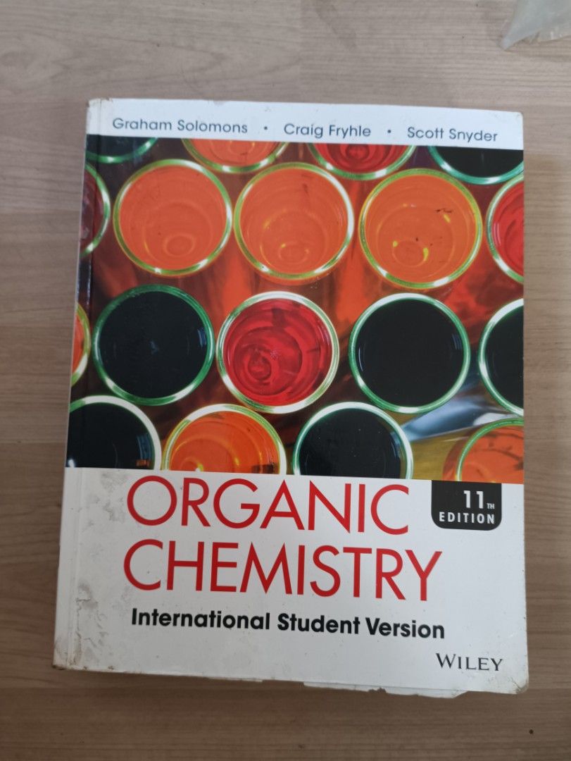 Organic Chemistry - Solomons, 11th edition, Hobbies & Toys, Books ...