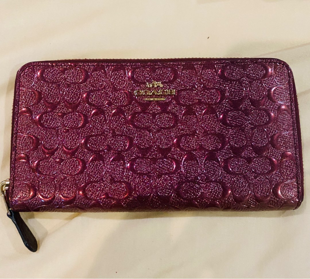 Original Coach long wallet, Women's Fashion, Bags & Wallets, Wallets ...