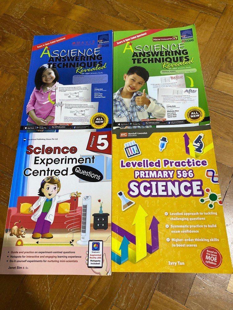 P5 & 6 science guide and assessment books, Hobbies & Toys, Books ...