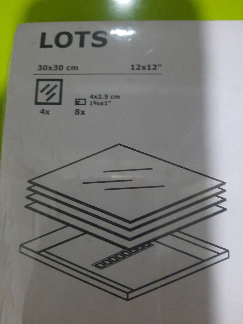 Packet of 4x 30 x 30cm mirror for sale at low price of $4!! PLS READ ...