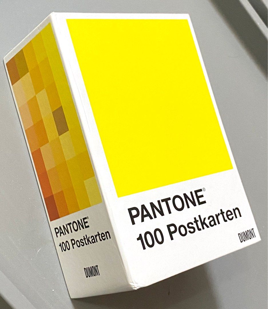 Pantone 100 Postcard colour card Postkarten de, 興趣及遊戲, 手作＆自家設計, 文具及工藝 ...