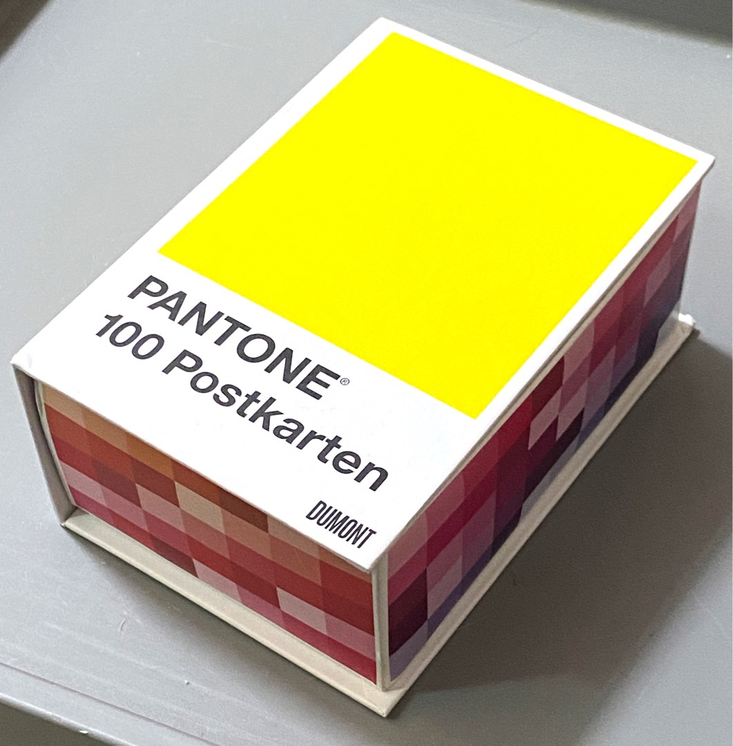 Pantone 100 Postcard colour card Postkarten de, 興趣及遊戲, 手作＆自家設計, 文具及工藝 ...