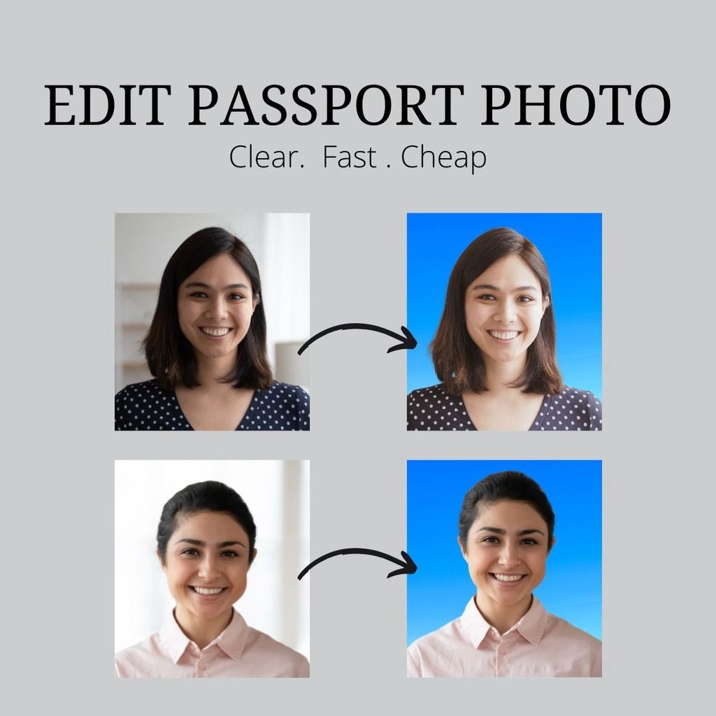 Passport Sized Photo Editing Services (Passport, Identity Card ...